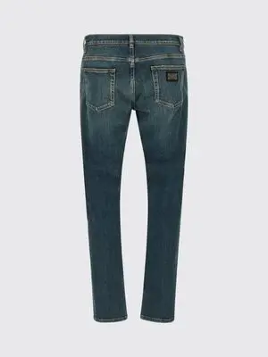 Dolce & Gabbana Skinny Fit Stretch Cotton Denim Jeans - Blue