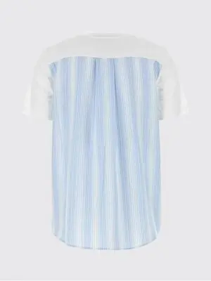 Marni Cotton T-shirts With Striped Panel
