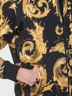 Versace Hoodie With Baroque Print