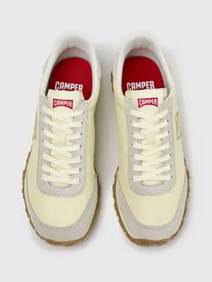 Camper Two-tone Drift Walk Leather And Suede Sneakers With Vibram Sole