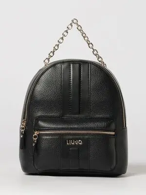 Liu Jo Faux Leather Backpack - Black