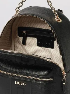 Liu Jo Faux Leather Backpack - Black