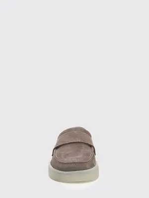 BOSS Suede Loafers With Penny Bar And Rubber Sole - Beige