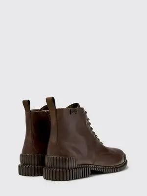 Camper Pix Lace-up Ankle Boots In Smooth Leather With Xl Extralight® Sole