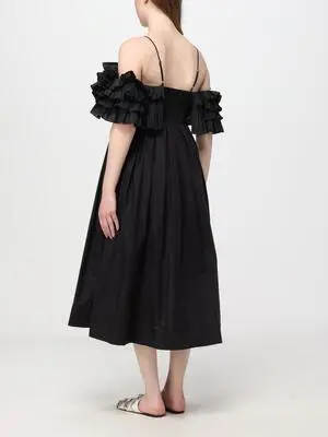 MEIMEIJ Ruffled Off-the-shoulder Midi Dress