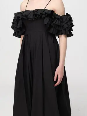 MEIMEIJ Ruffled Off-the-shoulder Midi Dress