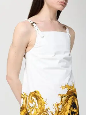 Versace Printed Stretch Cotton Dress