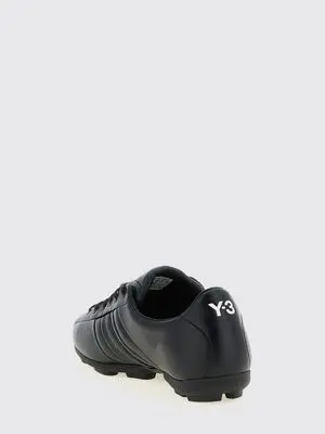 Y3 Leather Lace-up Sneakers