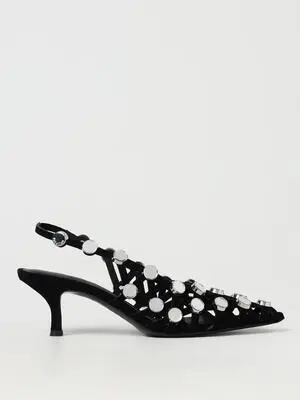 Attico Court Shoes Colour - Black