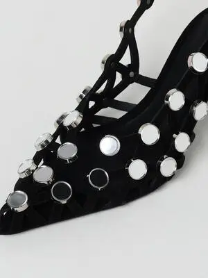 Attico Embellished Slingback Pumps