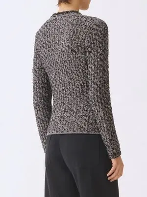 Fabiana Filippi Textured Zip-up Jacket - Grey