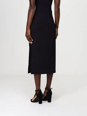Elisabetta Franchi Midi Pencil Skirt With Side Slit