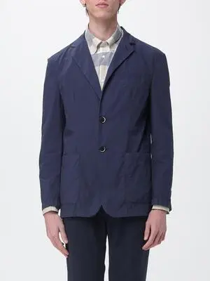 Barena Venezia Cotton Single Breasted Blazer - Navy