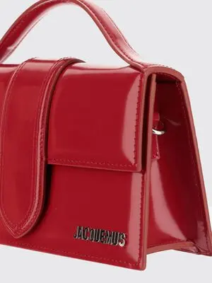 Jacquemus Le Bambino Smooth Calfskin Handbag With Lettering Logo