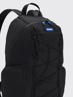 Hugo Recycled Polyester Backpack With Adjustable Shoulder Straps And Zip Closure