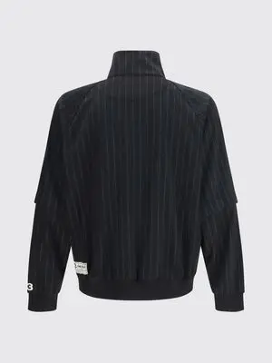 Y3 Striped Polyester Sweatshirt With Logo