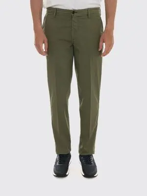 Peuterey Slim Fit Mid-rise Cotton-blend Chino Trousers - Green