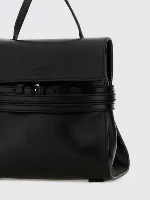 Moschino Tie Me Leather Bag - Black