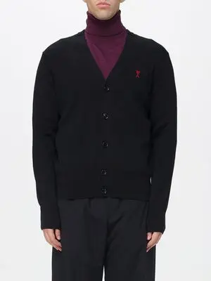 AMI Paris Wool V-neck Cardigan