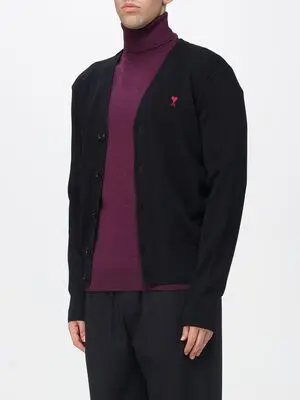 AMI Paris Wool V-neck Cardigan
