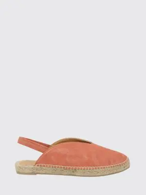 CastaÑer Rania Suede Slingback Espadrilles With Low Heel - Pink