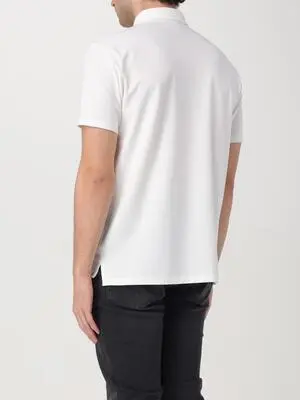 Peuterey Cotton And Silk Blend Polo Shirt - White
