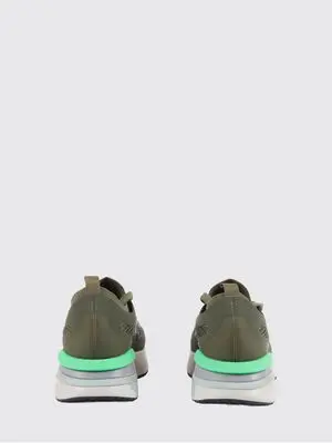 Premiata Moerund Suede And Nylon Trainers - Green