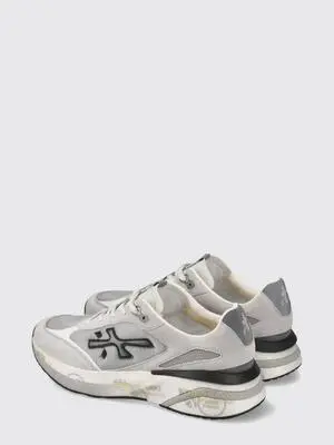 Premiata Moerund Suede And Nylon Sneakers - Grey 1