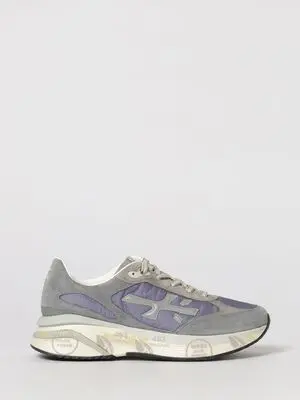 Premiata Moerund Suede And Nylon Trainers - Grey