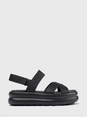 Camper Pelotas Flota Up Grained Leather Sandals