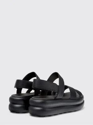 Camper Pelotas Flota Up Grained Leather Sandals