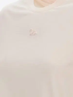 Maison Kitsuné Logo Cotton T-shirts - Pink