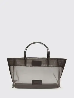 Staud Christos Mini Mesh Nylon Bag - Coffee