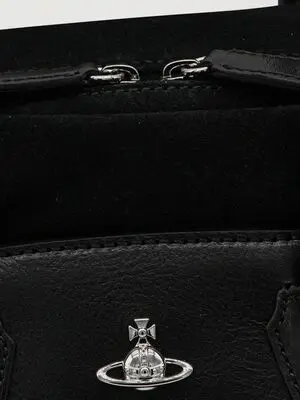 VIVIENNE WESTWOOD Suede Leather Shoulder Bag