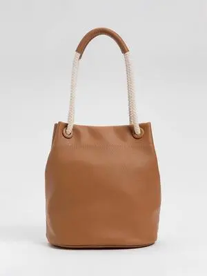 TWINSET Grained Synthetic Shoulder Bag