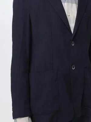 Barena Venezia Linen Blend Single Breasted Blazer