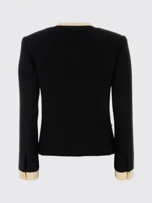 Valentino Garavani Virgin Wool Tweed Jacket With Crepe Couture Bow