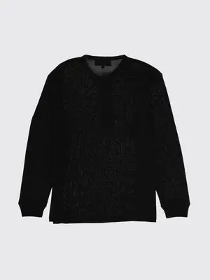 Studio Nicholson Lyocell Long-sleeved Crewneck T-shirt - Black