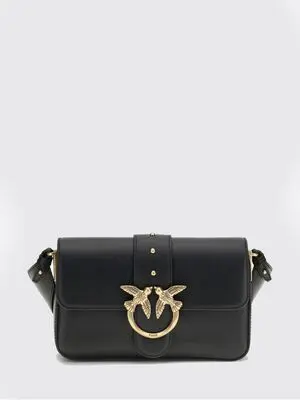 Pinko Mini Bag With Bird Detail - Black 1