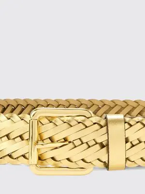 Ralph Lauren Wide Woven Leather Belt