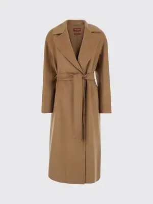 Max Mara Belted Long Coat - Camel