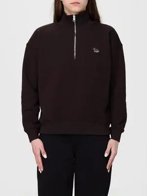 Maison Kitsuné Cotton Zip Sweatshirt - Brown