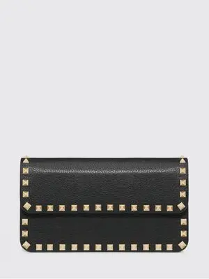 Valentino Garavani Rockstud Grained Leather Bag - Black