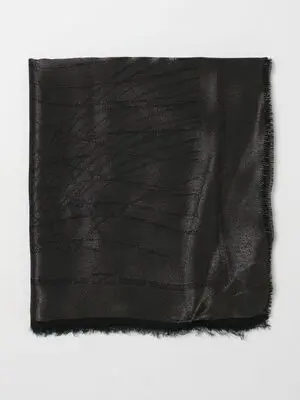 Elisabetta Franchi Lurex Scarf - Black