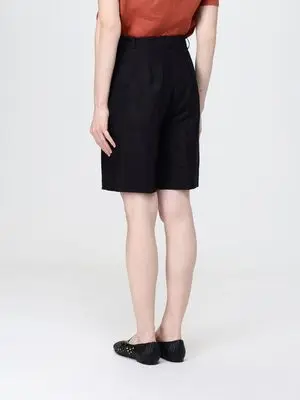 COLMAR Linen Tailored Shorts - Black