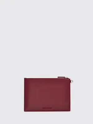 Marc Jacobs The Runway Illustration Leather Clutch - Red
