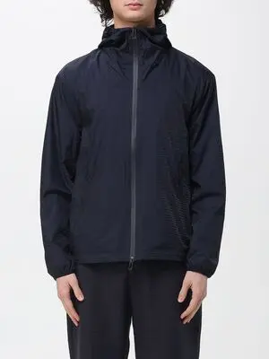 Emporio Armani Zip-up Jacket With Logo - Blue