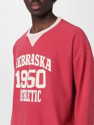 Champion Relaxed Fit Cotton Crew Neck Sweatshirt With Slogan Print