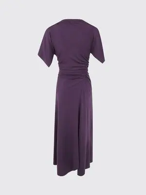 Victoria Beckham Gathered Midi Dress