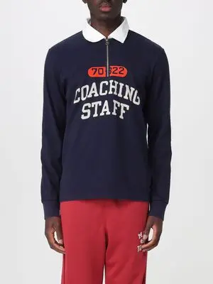 Champion Time Capsule Long-sleeved Cotton Jersey Polo With Half-zip